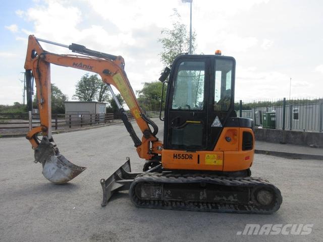 Hanix H 55 DR, 2017, NAAS IRELAND, Irland - Brukt minigravere - Mascus ...
