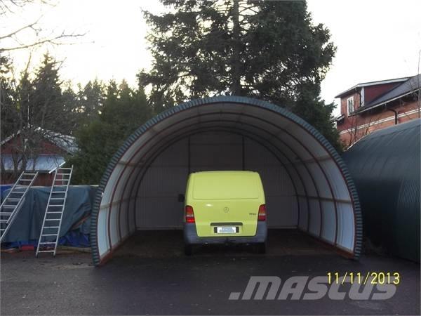 Future Rundbuehall Stål Hall Flyttbar 30m2 Garage, 2023, Jomala Åland ...